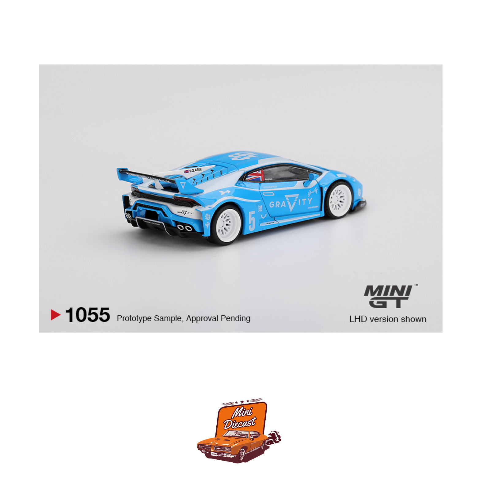 Mini GT #1055 LB★WORKS Lamborghini Huracán GT GRAVITY (Blister Pack ...