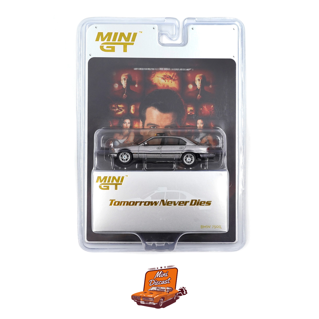 Mini GT – James Bond 007 “Tomorrow Never Dies” BMW 750iL (Blister Pack ...