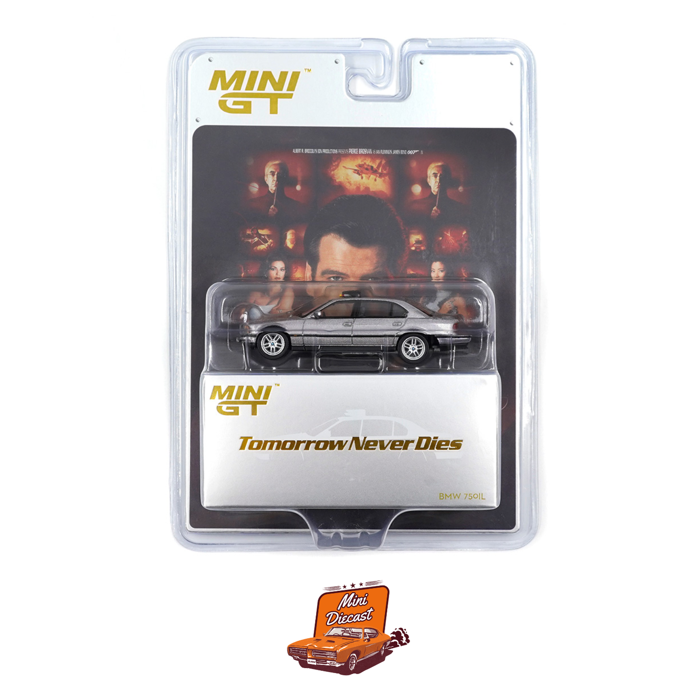 Mini GT – James Bond 007 “Tomorrow Never Dies” BMW 750iL (Blister Pack ...