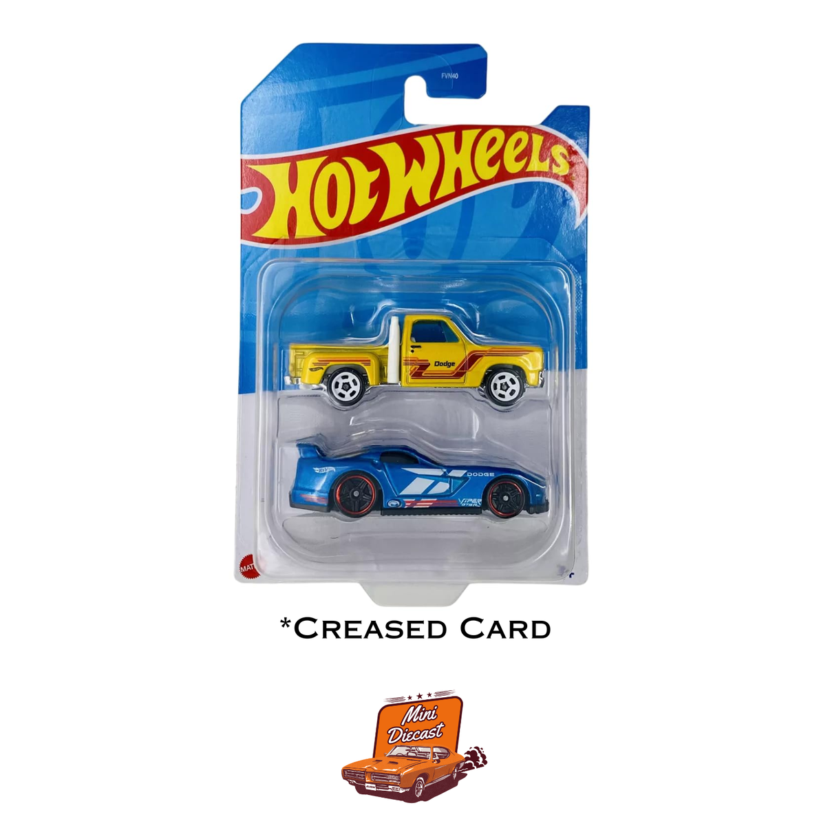 Hot Wheels 2 Pack – Dodge Lil Express Truck / Dodge Viper GTS-R (JBK01 ...
