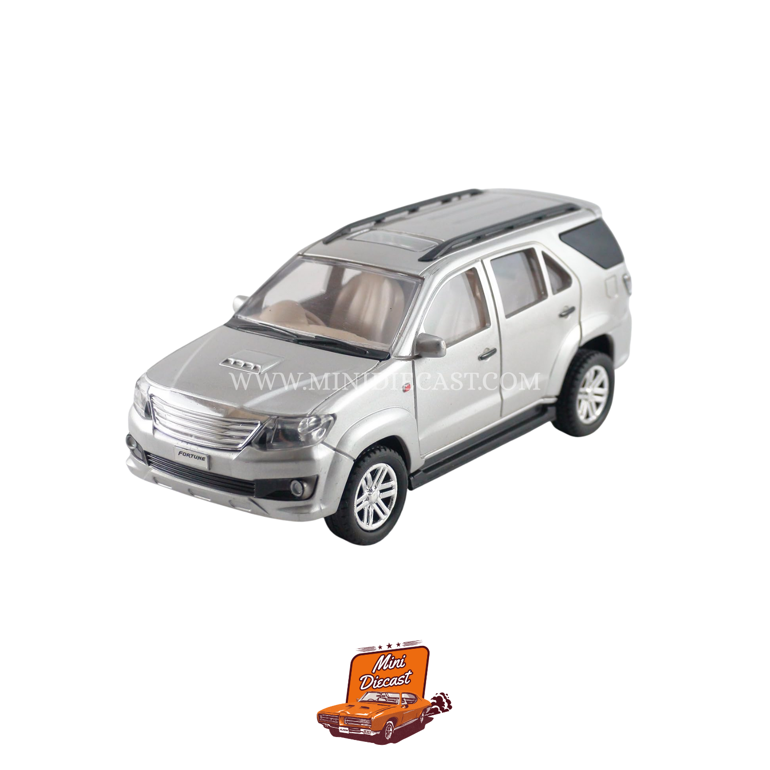 Centy Toys Fortuner Silver – Mini Diecast