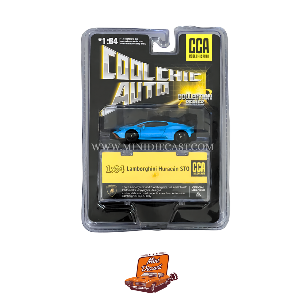CCA Lamborghini Huracán STO (Blue) – Blister Pack (With Stackable Disp ...