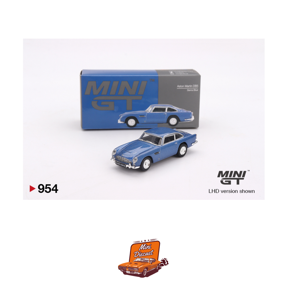 Mini GT #954 Aston Martin DB5 Sierra Blue – Mini Diecast