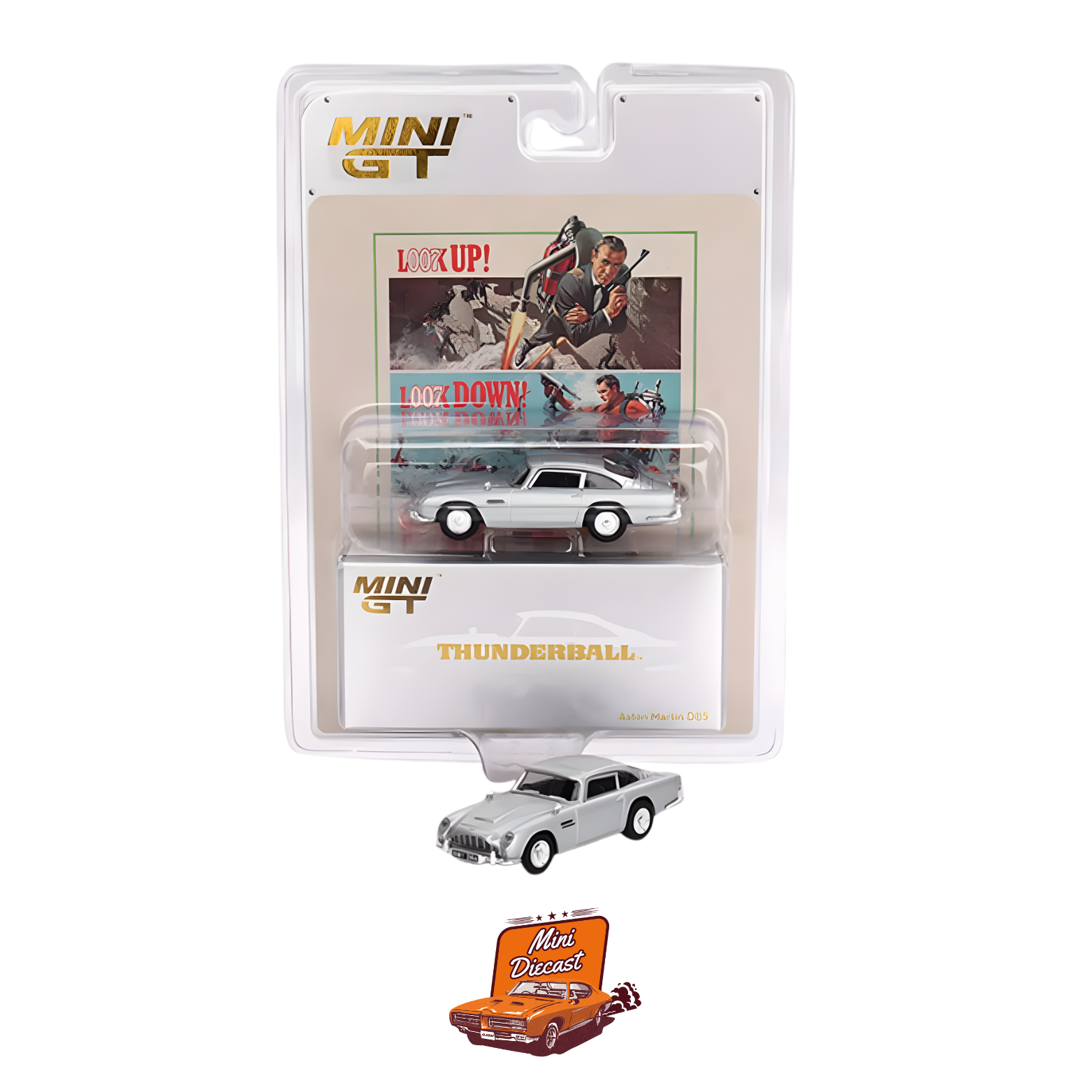 Mini GT – James Bond 007 “Thunderball” Aston Martin DB5 (Blister Pack ...