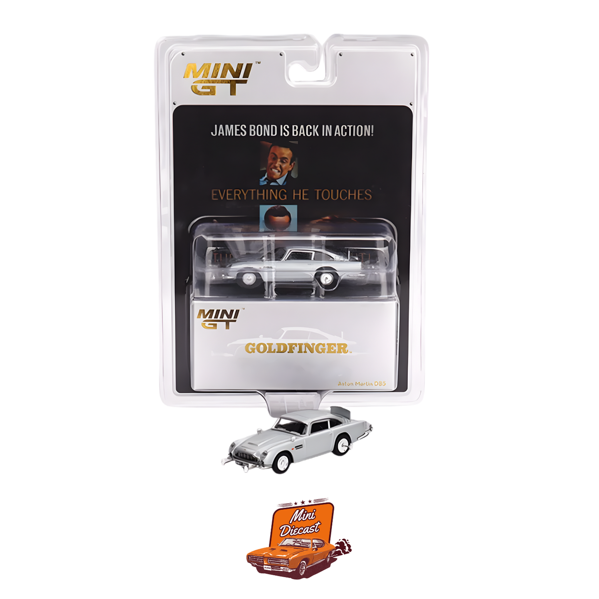 Mini GT – James Bond 007 “Goldfinger” Aston Martin DB5 (Blister Pack ...