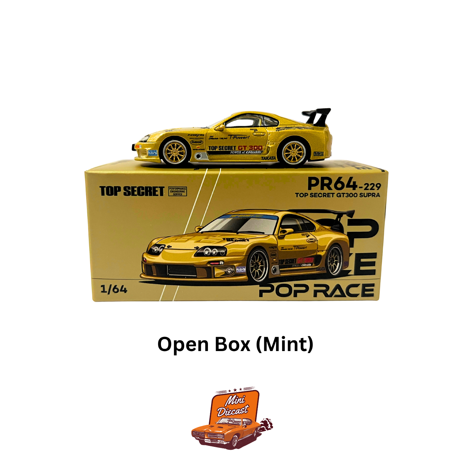 Pop Race – Top Secret GT300 Supra PR64-229 (Unsealed / Mint Condition ...